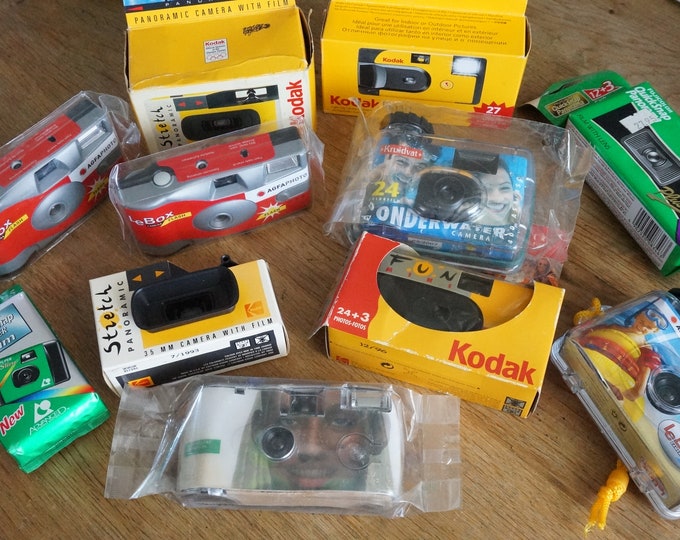 Vintage Single Use, Disposable Cameras, Unused! - Etsy