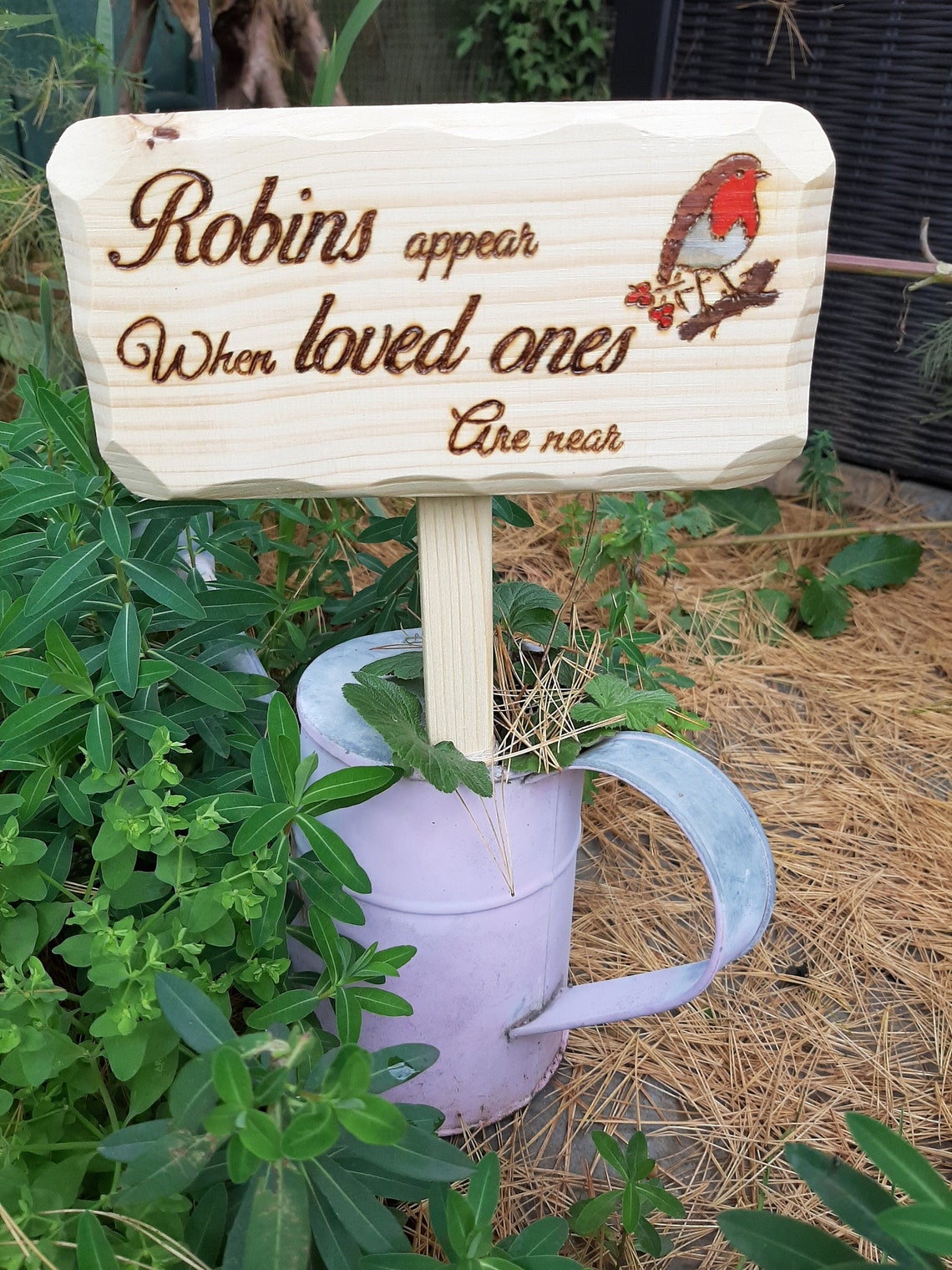 Hand crafted Robin Sign | Etsy