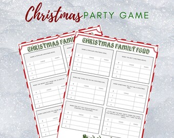 New Year's Eve Family Feud Party Game Printable - PDF Printable With ...