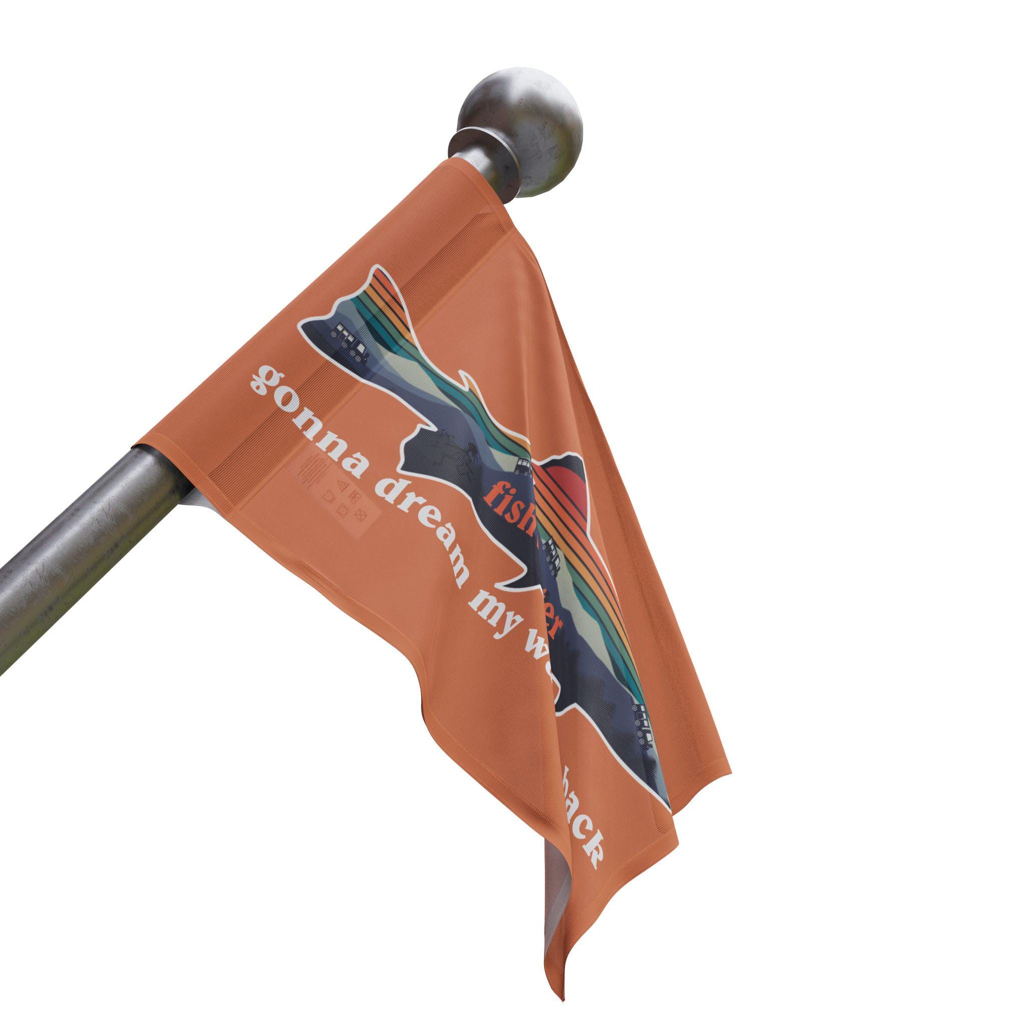 WSP Panicgucci Fishwater Flag - Etsy