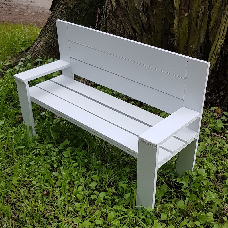Small Wooden Bench - Etsy