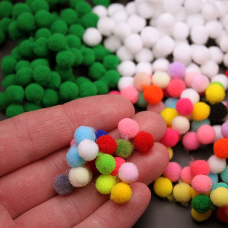 Christmas Pom Poms - Etsy
