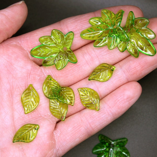 Leaf Beads - Etsy