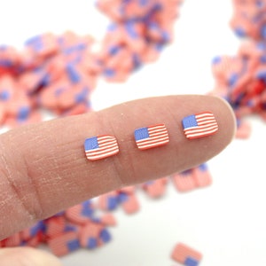 Micro American Flags 300 or 500 Pk Tiny Polymer Clay - Etsy