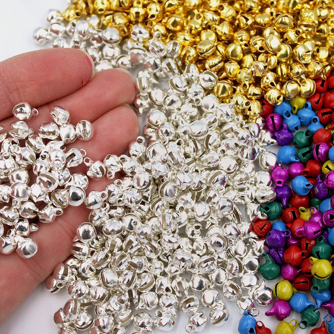 Micro Jingle Bells: 300pk 6mm Tiny Bells for Ornaments & Mini Wreaths ...