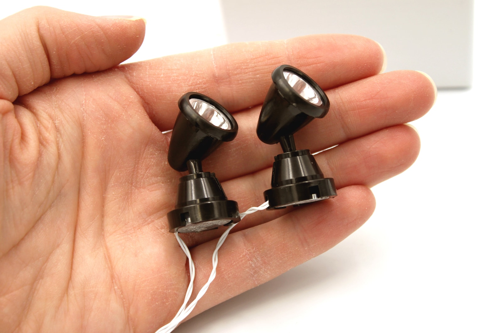 Spotlights Set of 2 Micro Miniature Battery Powered Indoor - Etsy