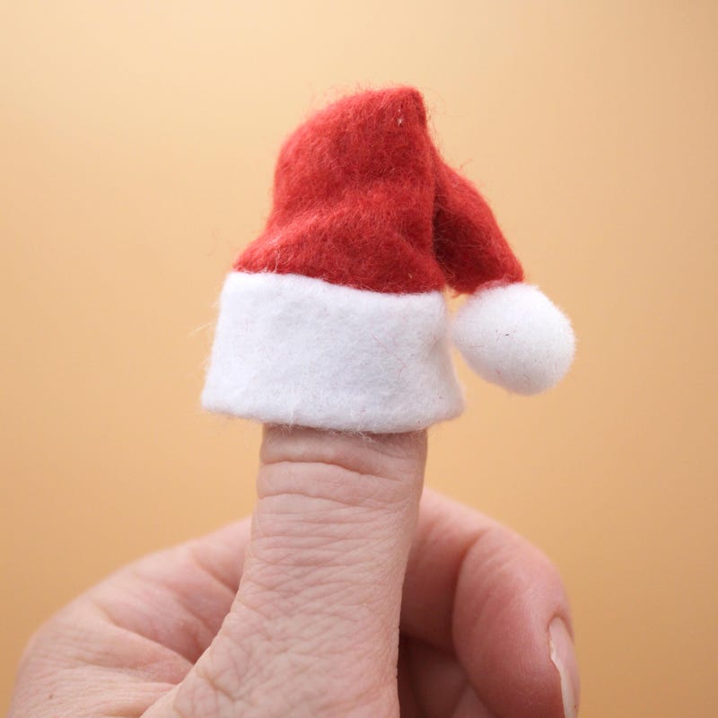 Miniature Santa Hats - Etsy