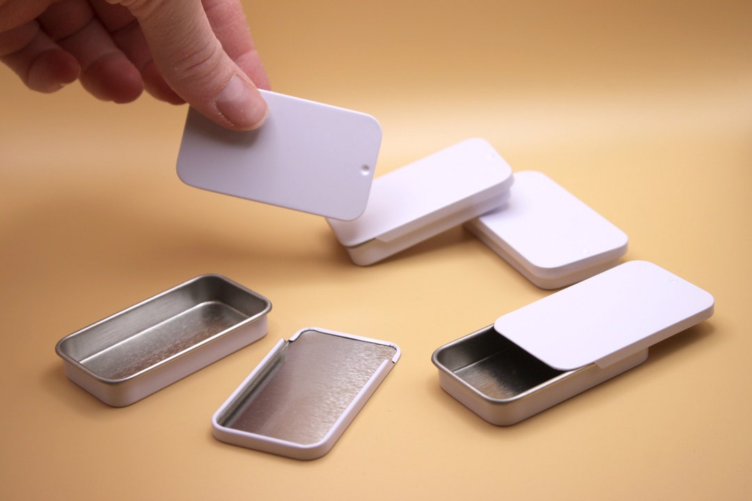 Tin Mini Box 3 or 6 Pk for Pocket Miniatures, Craft Supplies, Candy ...