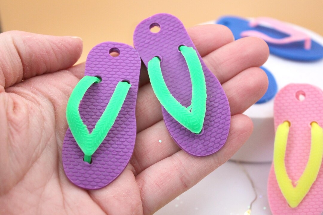 Mini Flip Flops – Doll Beach Shoes for Tiered Tray, Zen Garden & Crafts ...