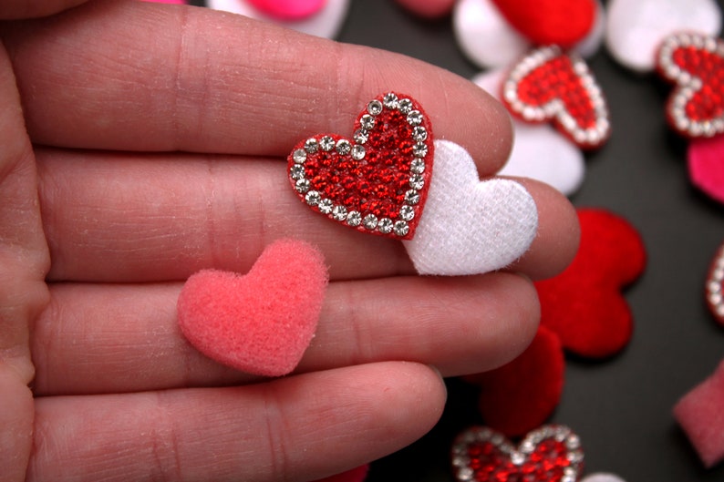 Mini Valentine Hearts Craft Mix: Plush, Felt & Foam - 45 Pk - Etsy