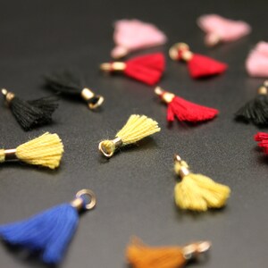Tassels 25 Pk Micro Red or Surprise Color Mix of Extra Tiny Tassel ...