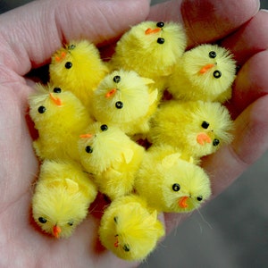 Soft Baby Chick Miniature Yellow Baby Chicks for Bird Nest - Etsy