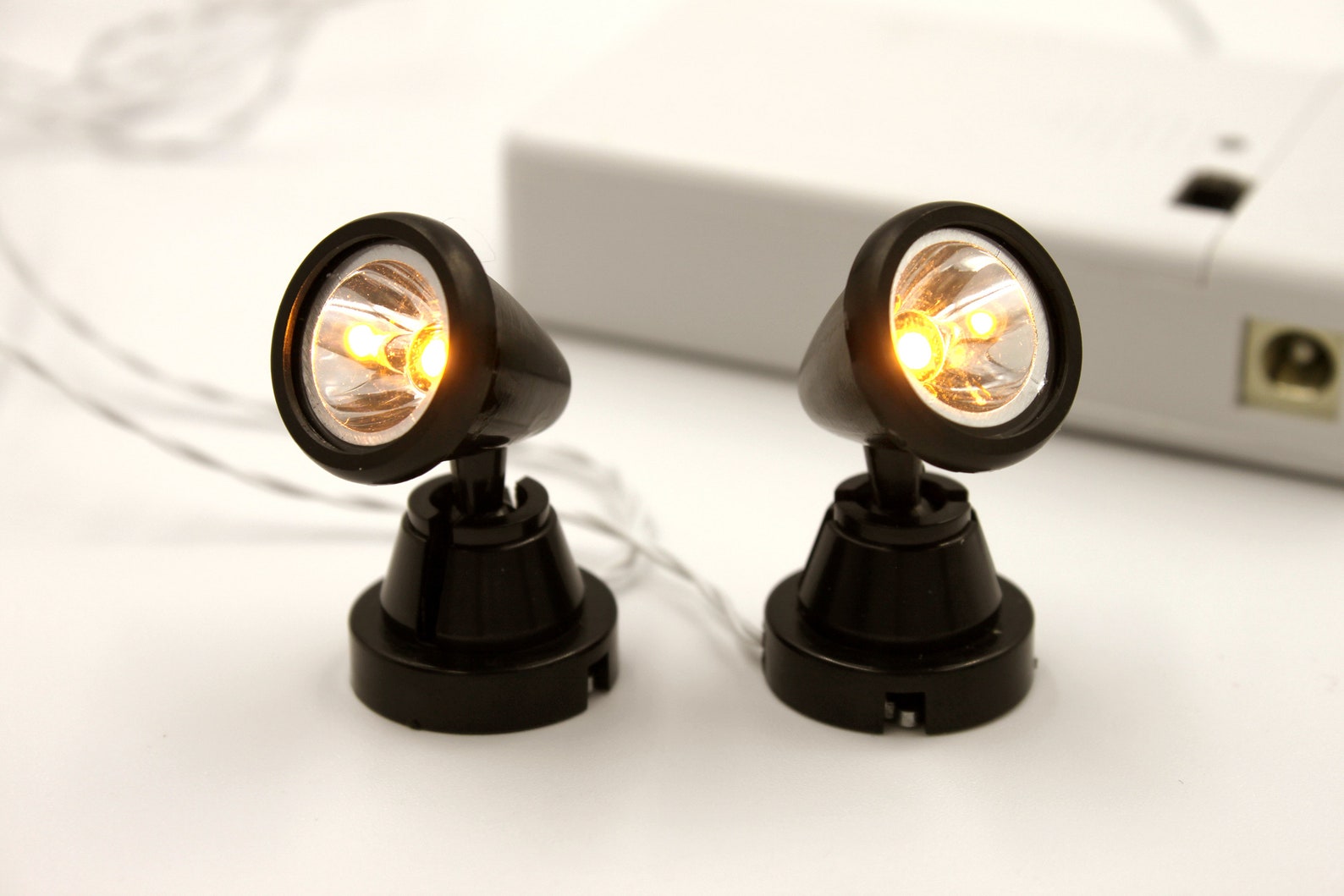Spotlights Set of 2 Micro Miniature Battery Powered Indoor - Etsy