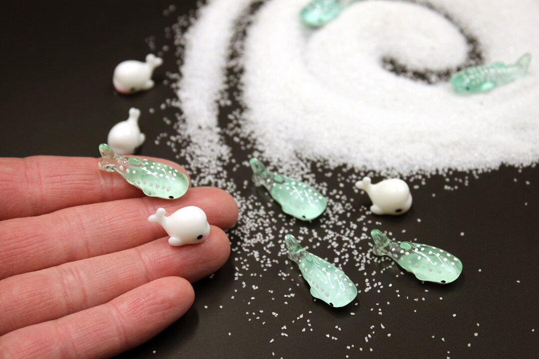 Sharks & Whales 3 Pk Miniature Fish for Zen Garden, Fairy Garden Beach ...