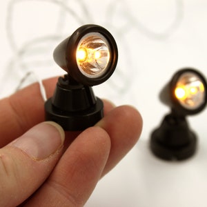 Spotlights Set of 2 Micro Miniature Battery Powered Indoor - Etsy