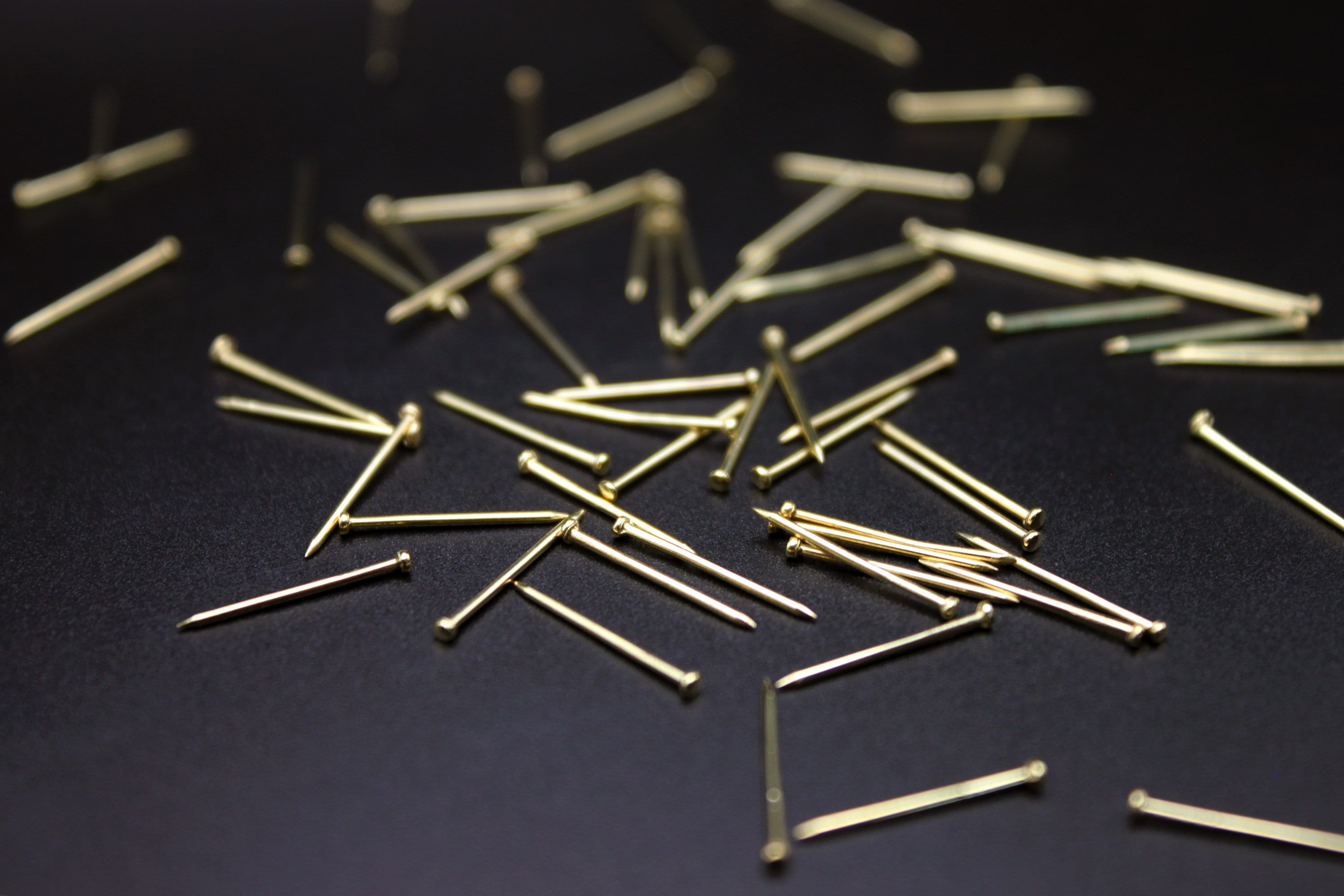Micro Nails: 200pk Tiny Metal Nails - Dollhouse Miniatures - Etsy
