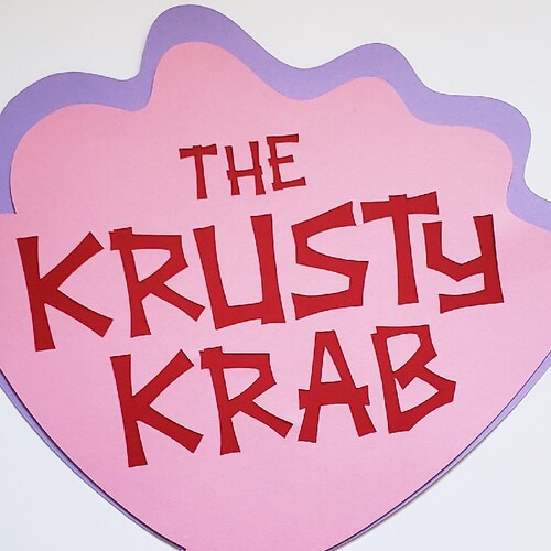 PERSONALIZED Spongebob Ocean Inspired Name Glitter Die | Etsy