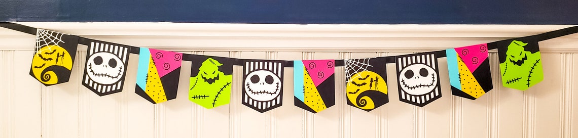 Nightmare Before Christmas Banner Halloween Banner - Etsy