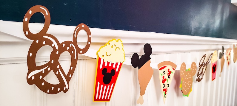 Mickey Banner Disney Banner Disney Garland Mickey Treats - Etsy