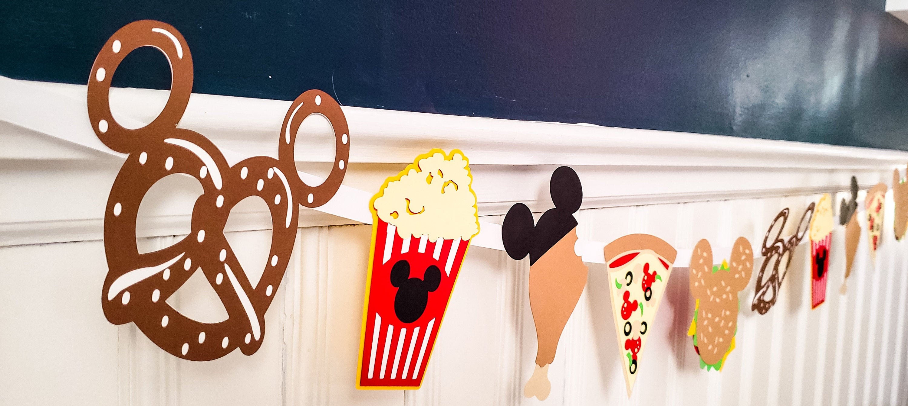 Mickey Banner Disney Banner Disney Garland Mickey Treats | Etsy