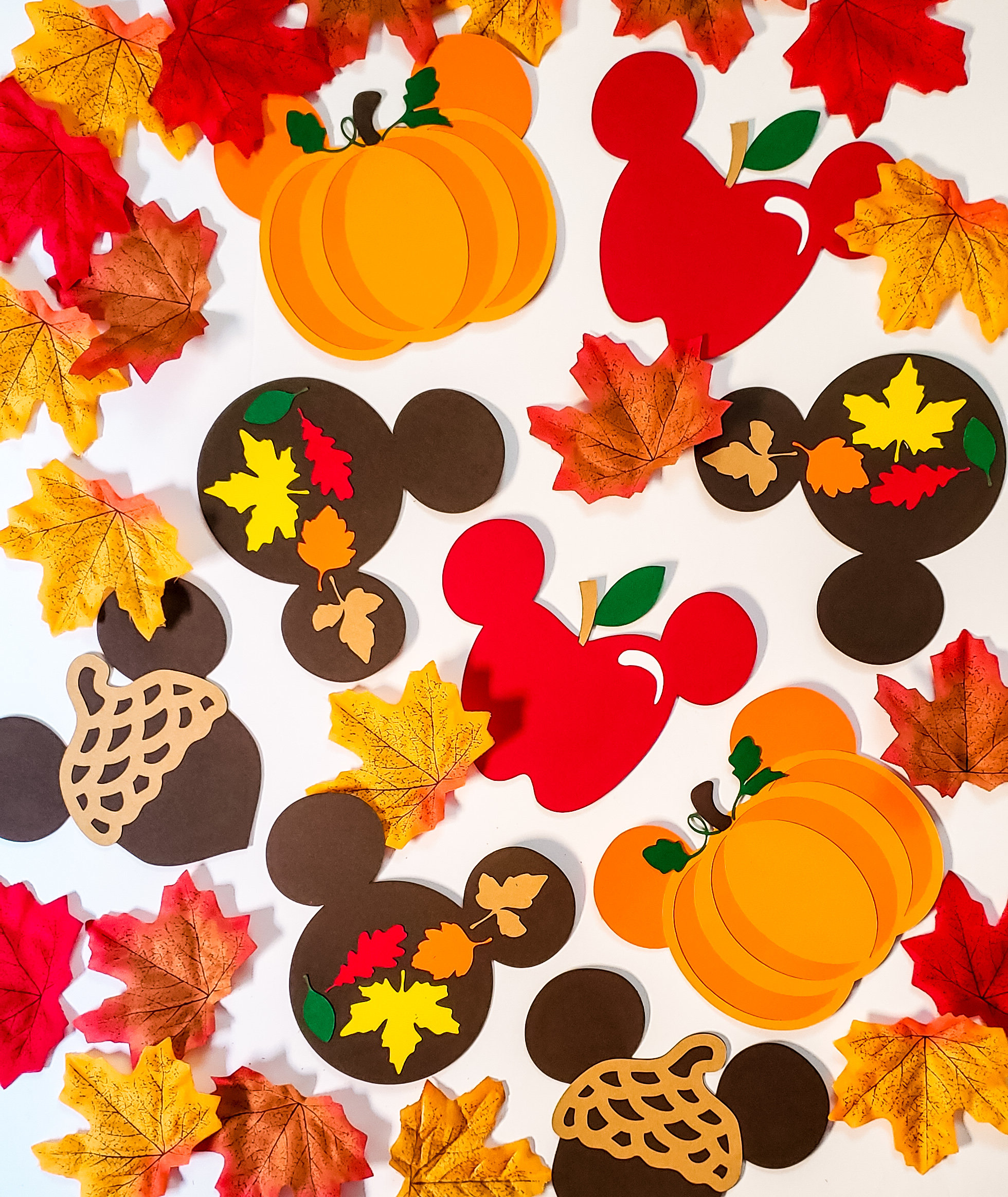 Mickey Mouse Autumn Garland - Disney Fall Banner - Etsy
