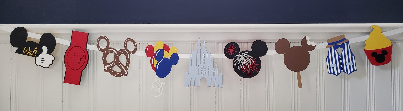 Disney Banner Mickey Banner Main Street Banner Disney - Etsy