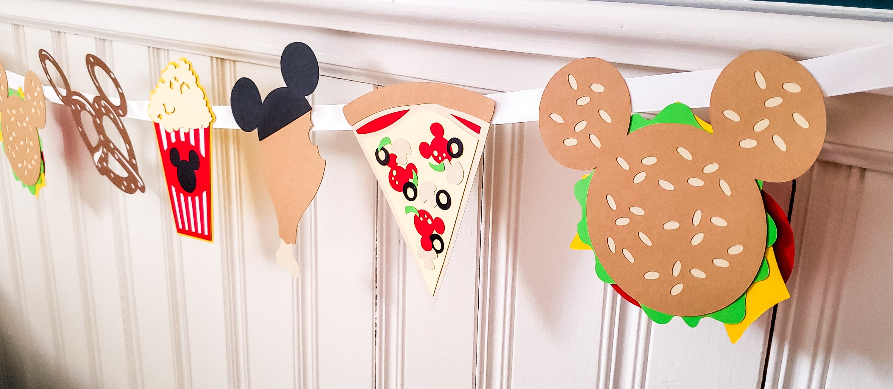 Mickey Banner Disney Banner Disney Garland Mickey Treats | Etsy