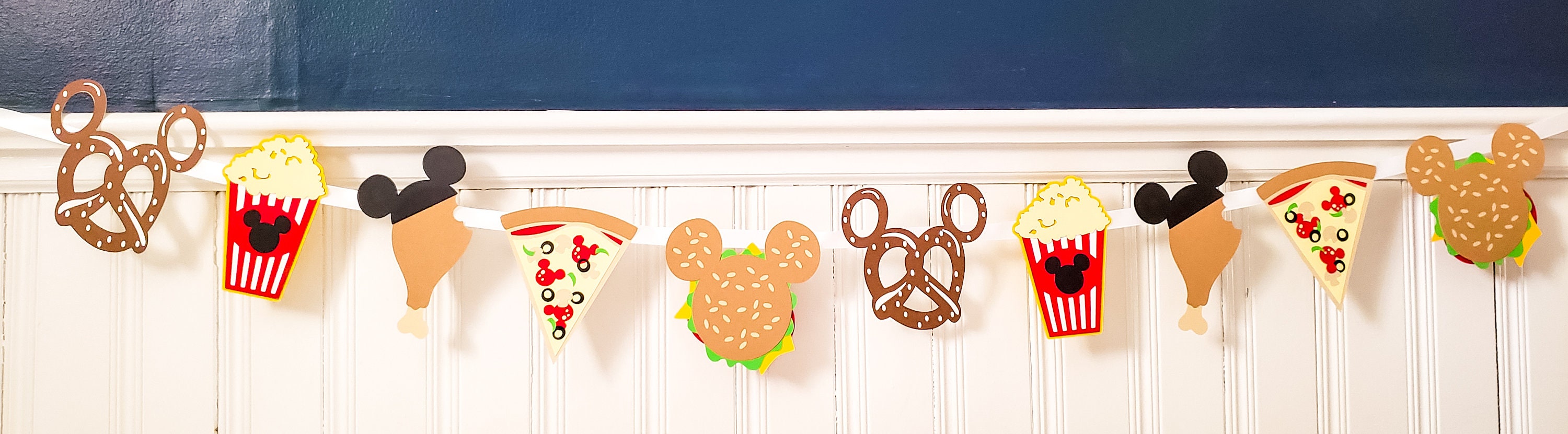 Mickey Banner Disney Banner Disney Garland Mickey Treats | Etsy