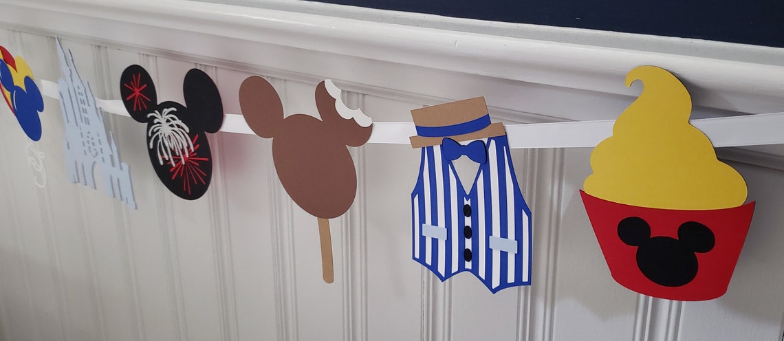 Disney Banner Mickey Banner Main Street Banner Disney - Etsy
