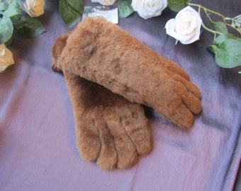 Fur Gauntlet Gloves - Etsy