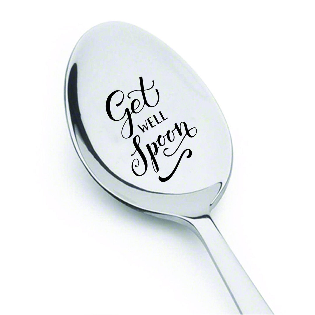 Get Well Spoon Engraved Spoon Gift Get Well Soon Gift Idea Recovery ...