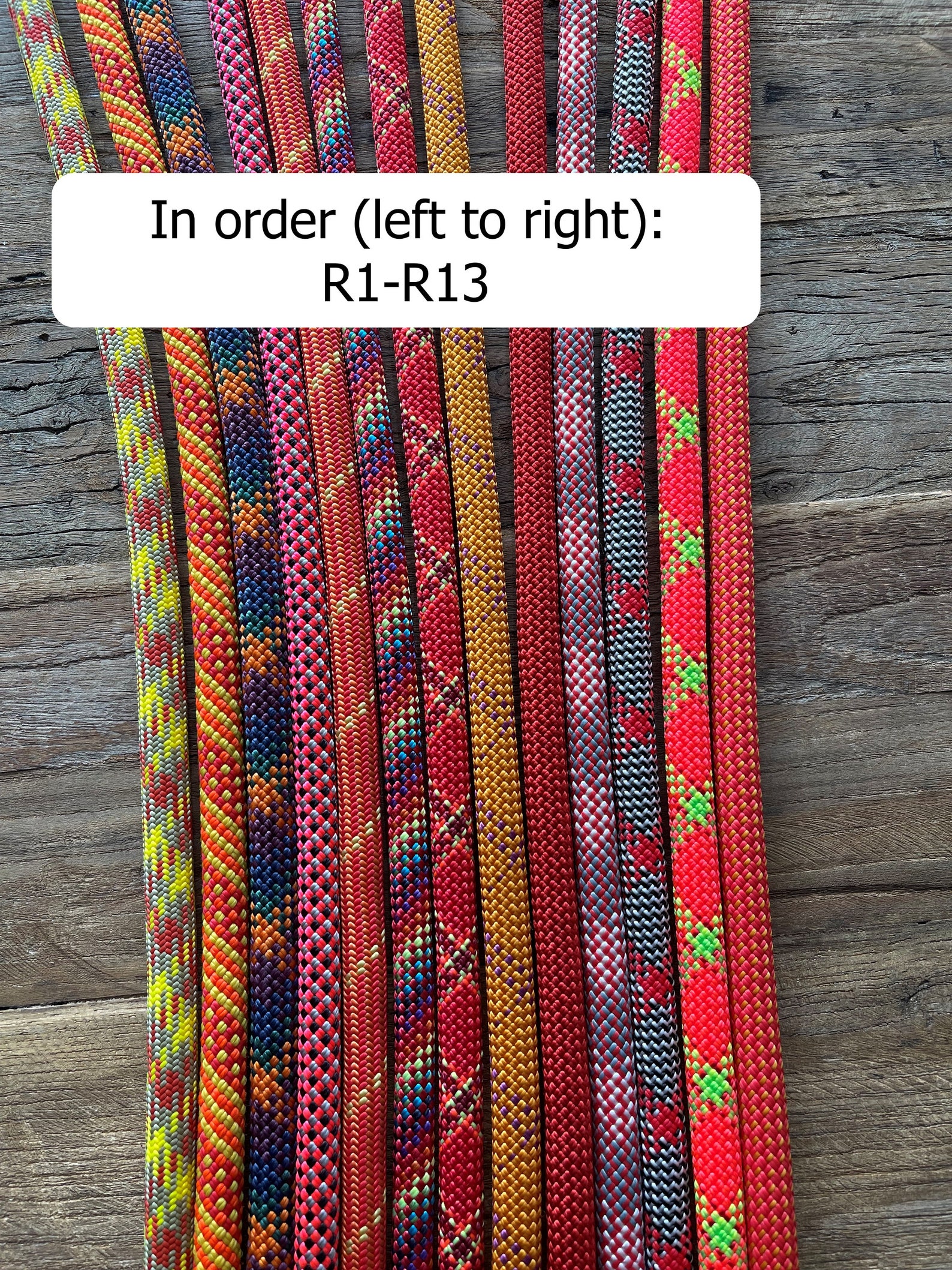 RED/ORANGE/YELLOW Climbing Rope Dog Collars 30 Red/orange - Etsy