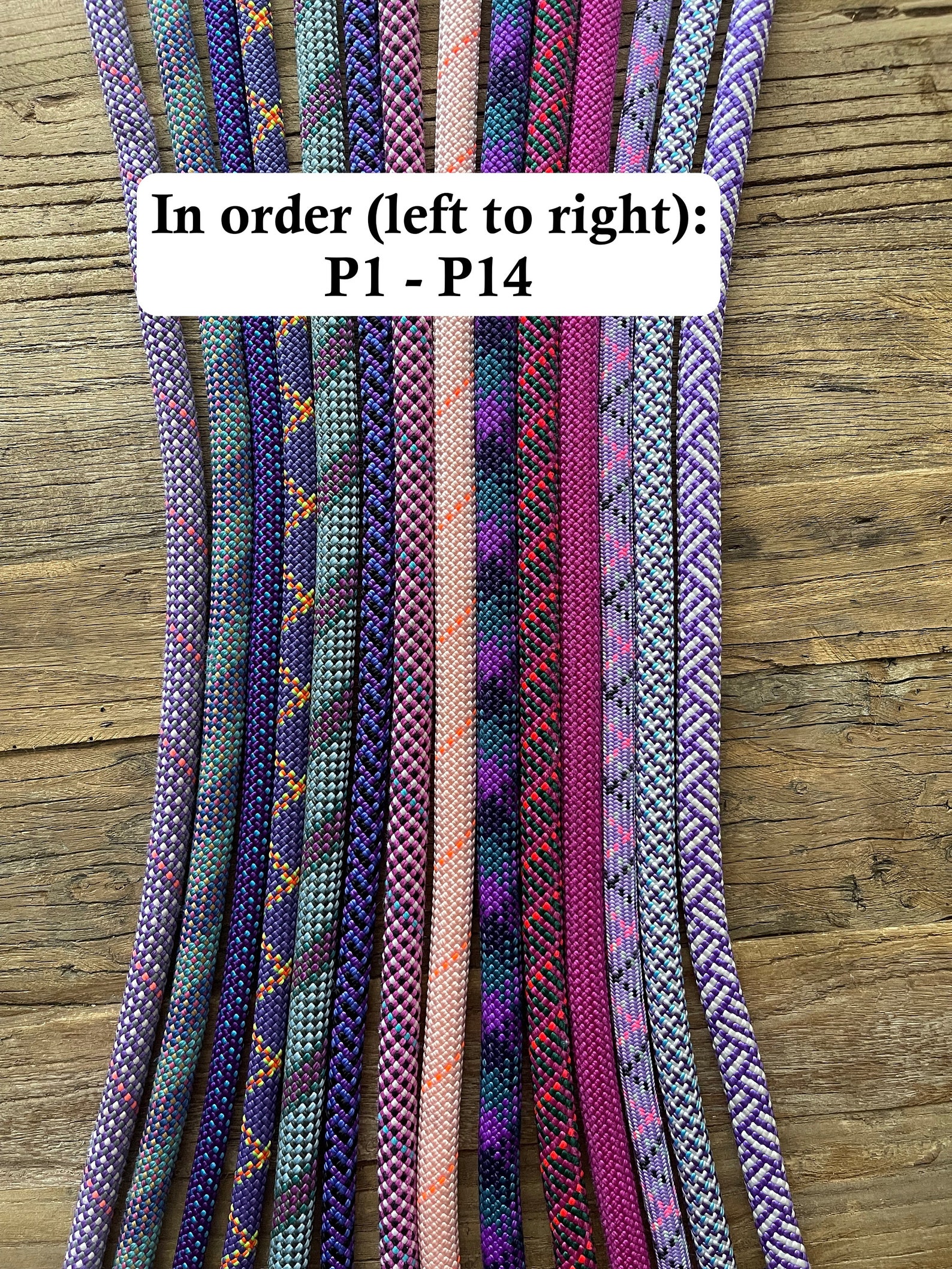 PINK/PURPLE Ropes Professional Climbing Rope Dog Leash - Etsy
