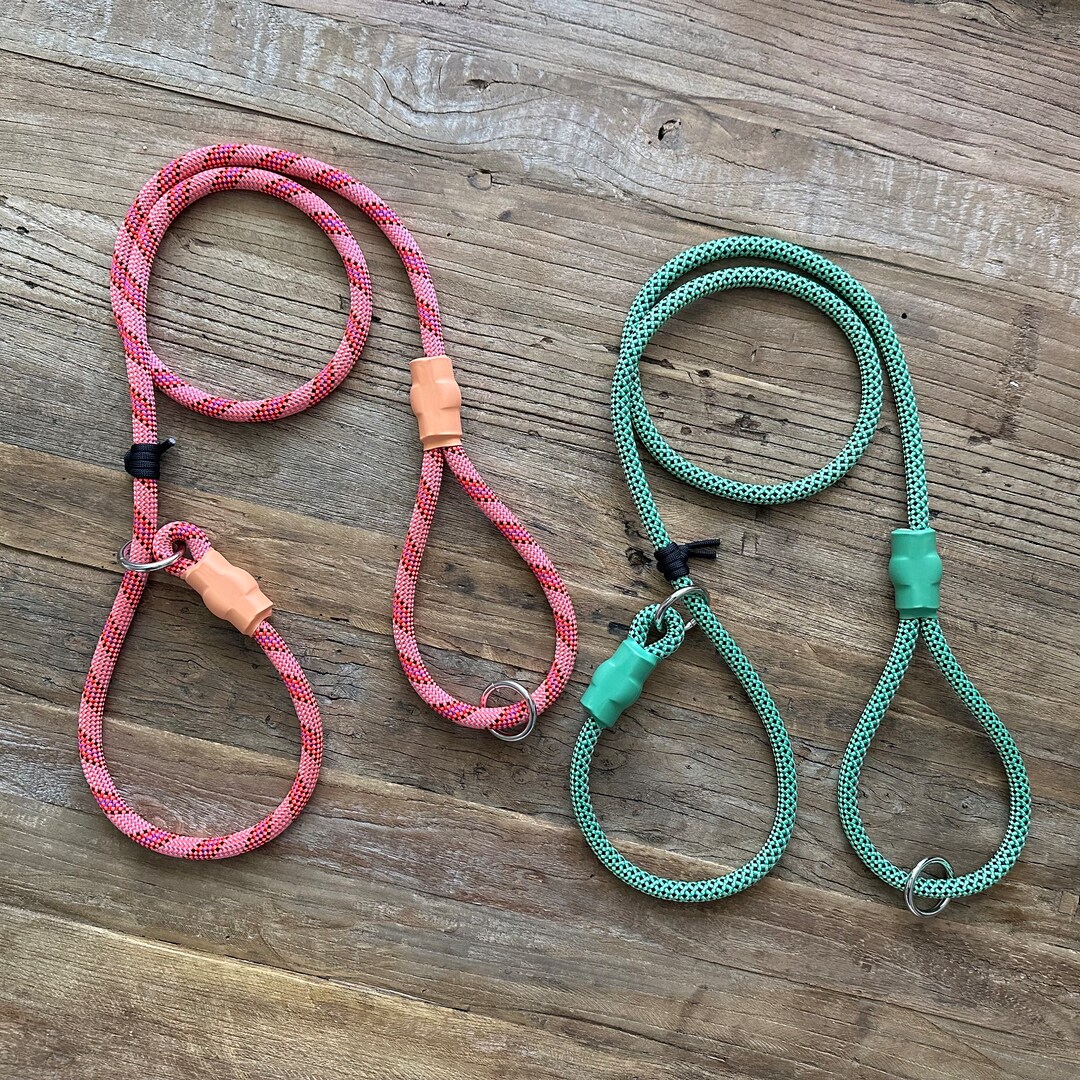 Design Your Perfect Slip-lead! 150+ Climbing Rope Leashes, Handmade Dog ...