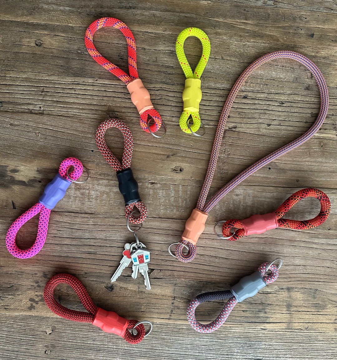 Climbing Rope Keychains and Lanyards - Handmade, Brand Name Climbing ...