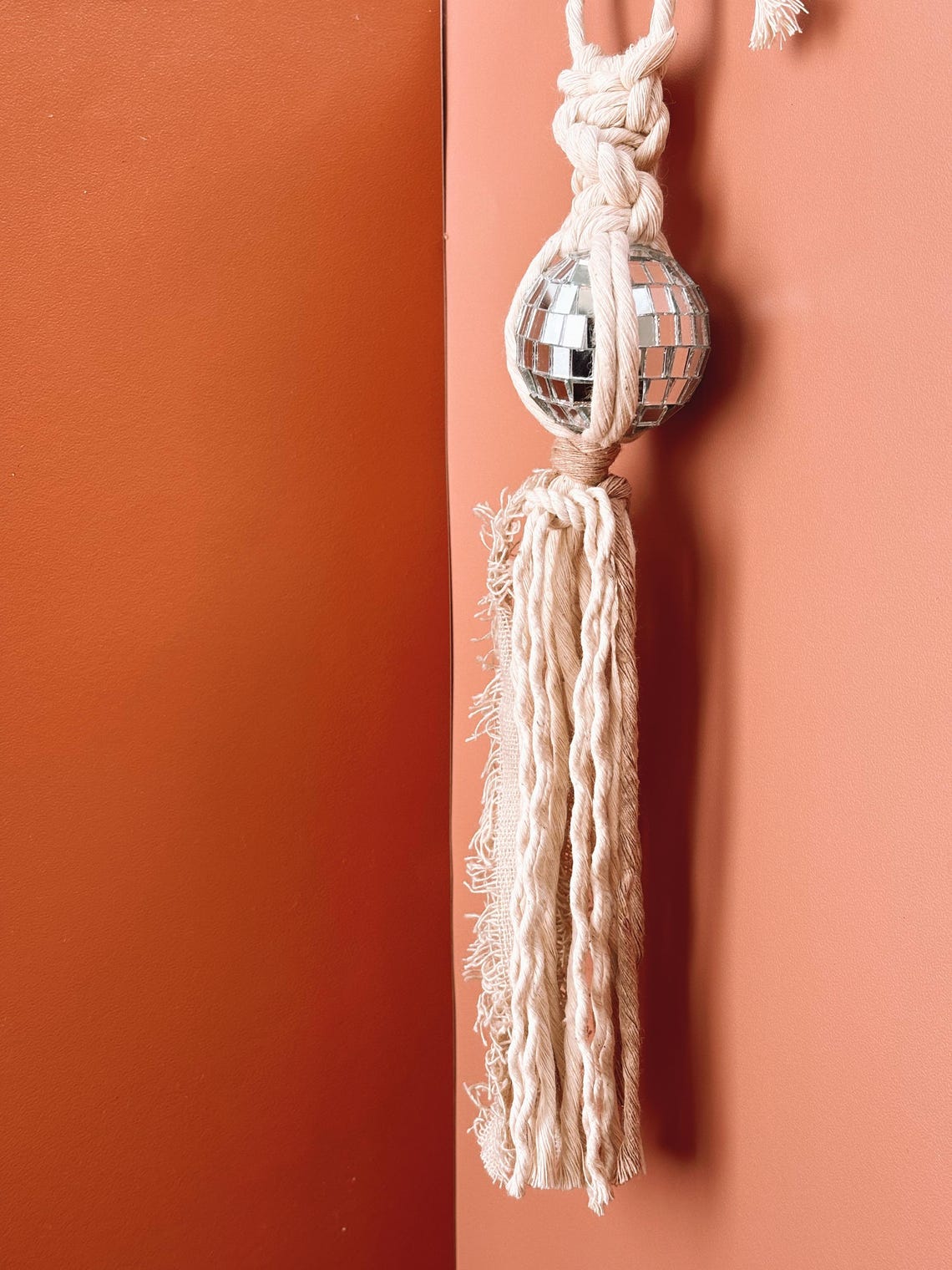Neutral Disco Ball Car Charms | Boho Accessories | Retro Accessories ...