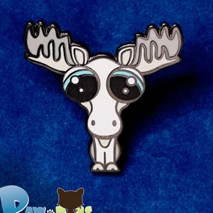 Cute Moose Enamel Pin, Moose Pin Gift, Hard Enamel Animal Pin, Animal ...