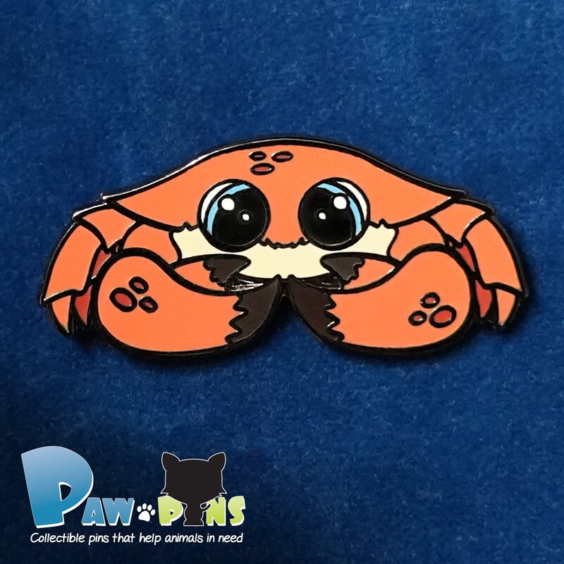 Crab Pin - Etsy