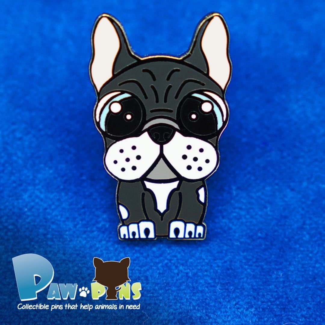 Cute French Bulldog Enamel Pin, French Bulldog Pin Gift, Hard Enamel ...