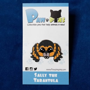 Cute Tarantula Enamel Pin, Tarantula Pin Gift, Cute Spider Enamel Pin ...