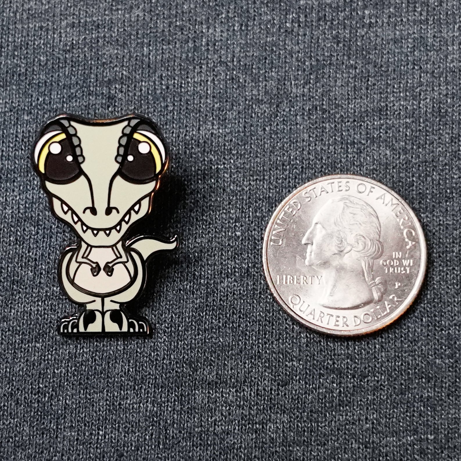 Cute Raptor Enamel Pin, Raptor Pin Gift, Hard Enamel Dinosaur Pin ...