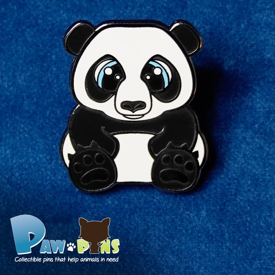 Cute Panda Enamel Pin, Panda Pin Gift, Hard Enamel Animal Pin, Animal ...