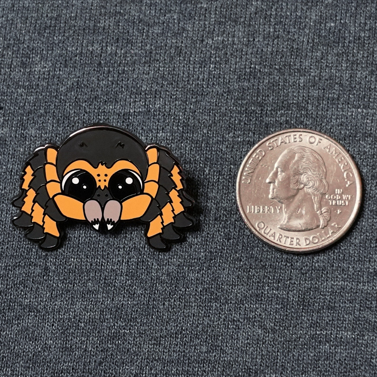 Cute Tarantula Enamel Pin, Tarantula Pin Gift, Cute Spider Enamel Pin ...