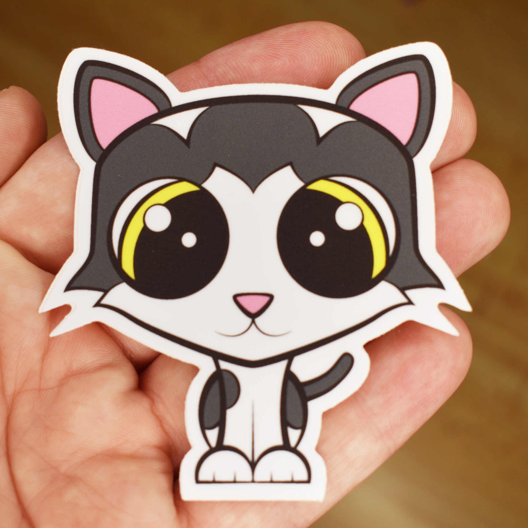 Lindo gato vinilo pegatina gato pegatina regalo lindo animal | Etsy Lindo gato vinilo pegatina gato pegatina regalo lindo animal | Etsy