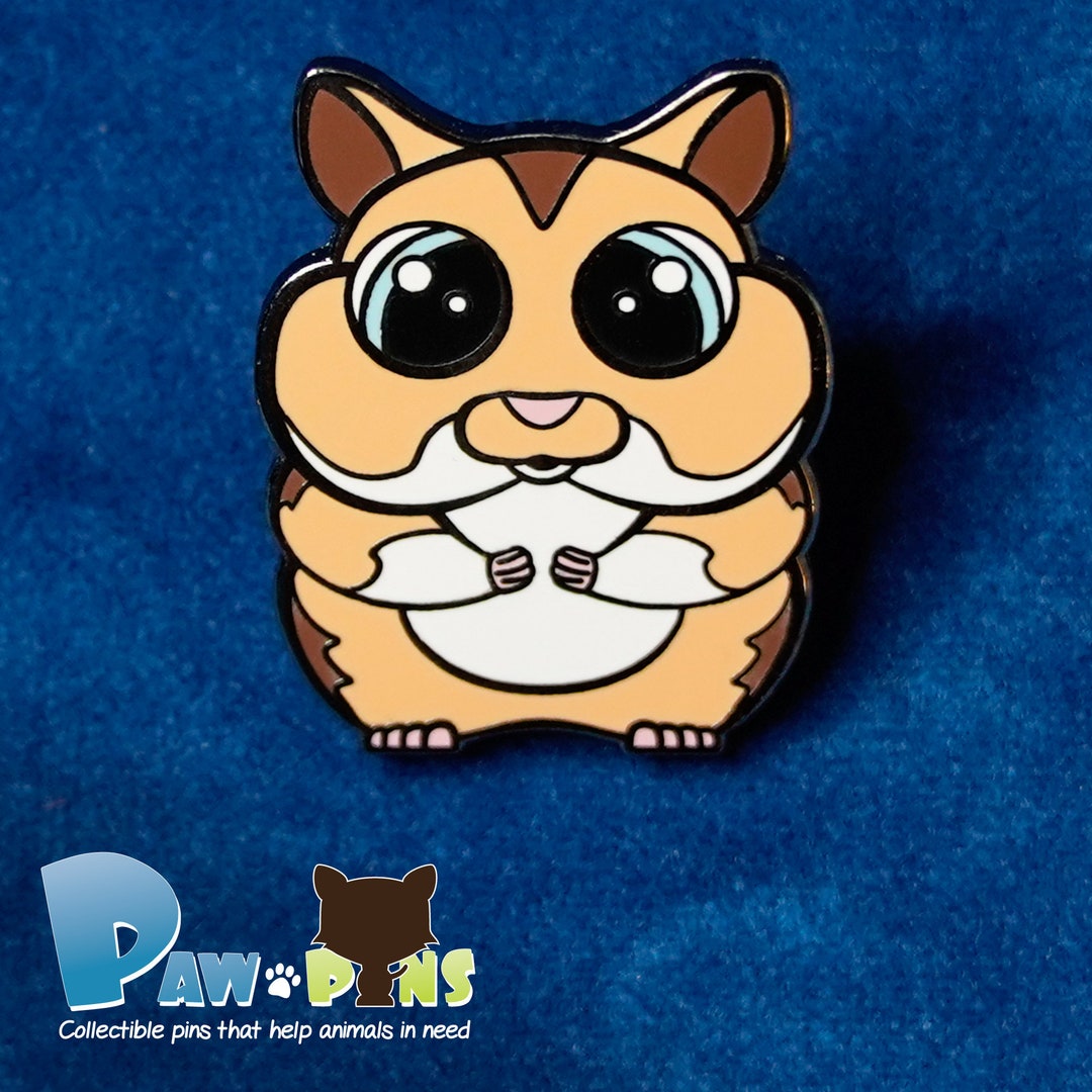 Cute Hamster Enamel Pin, Hamster Pin Gift, Hard Enamel Animal Pin ...