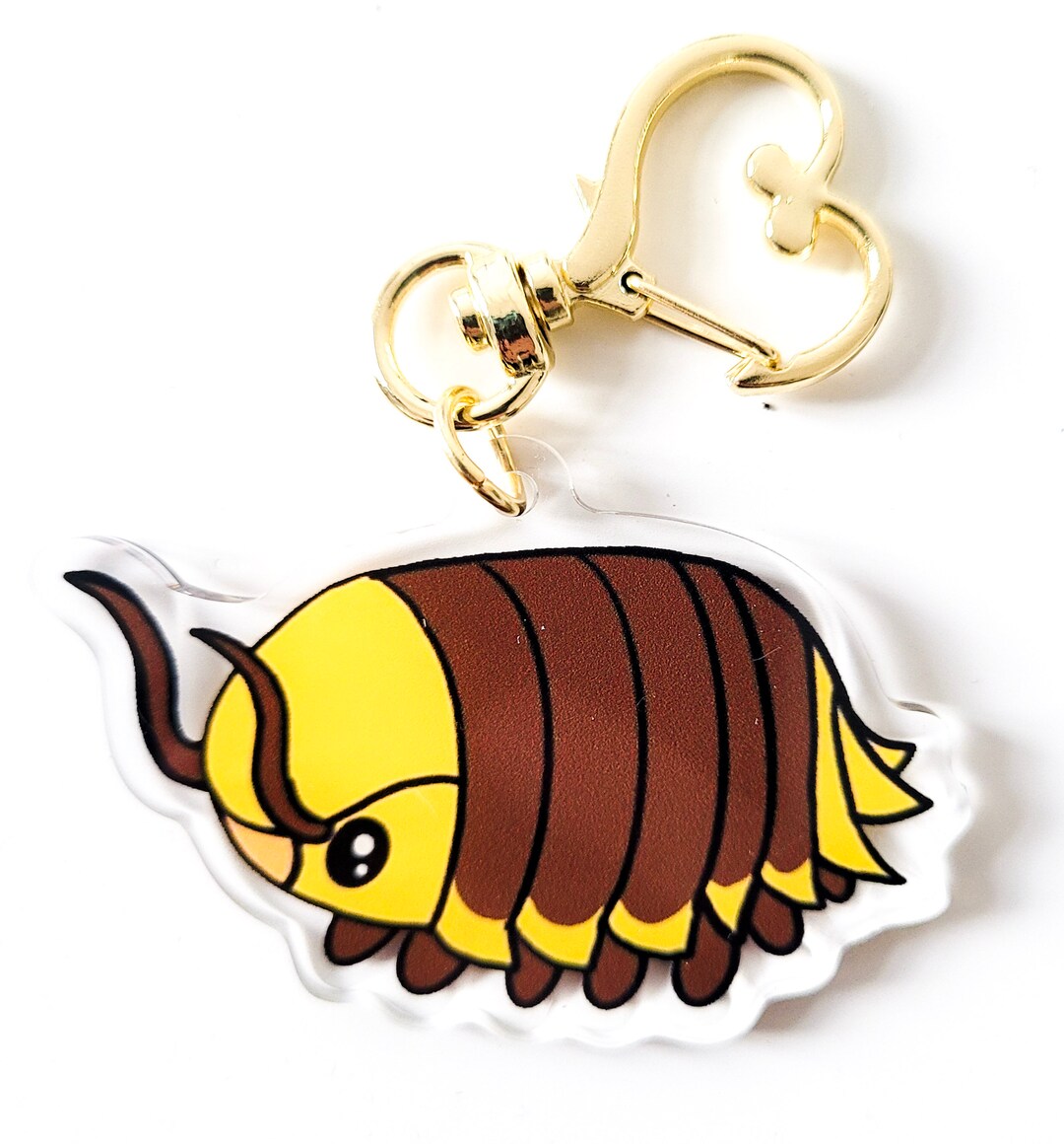 Acrylic Isopod Keychain - Etsy