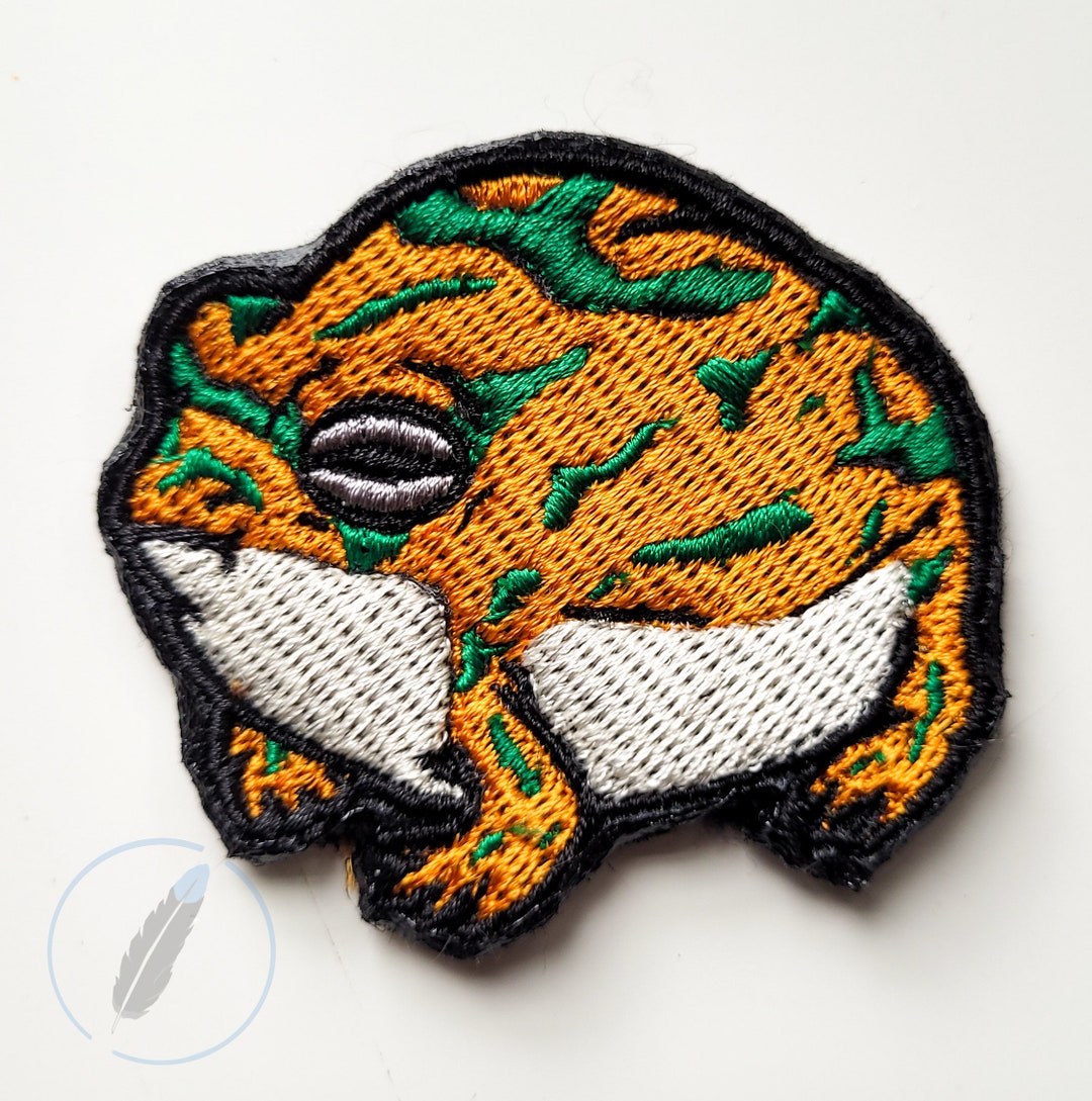 Toad Embroidered Patch - Etsy