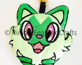 Sprigatito Keychain Plush Handmade READY TO SHIP - Etsy