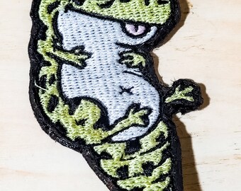 Epic Leopard Gecko Lizard Iron on Patch LIFE LIKE Applique - Etsy
