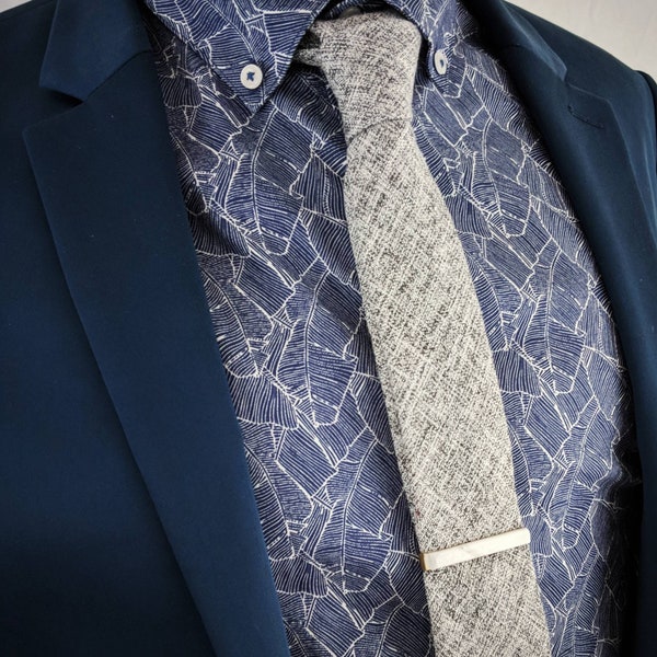 Grey Necktie - Etsy